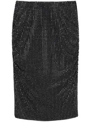 Pinko Rhinestone-embellished Skirt