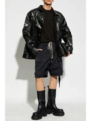 Rick Owens Jumbo Worker Jacket - Black