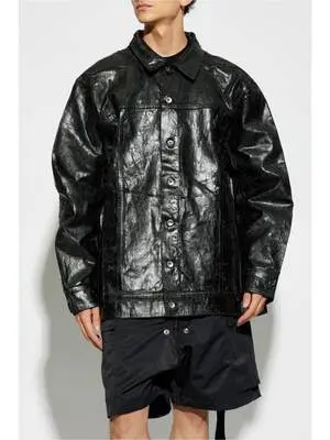Rick Owens Jumbo Worker Jacket - Black