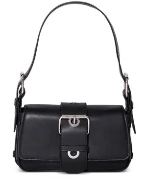 By Far Eloise Leather Shoulder Bag - Black