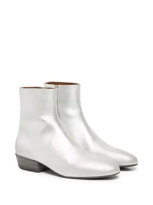 Marsèll Granblocco Metallic-leather Ankle Boots
