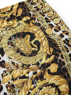 Versace Wild Barocco Silk Shorts