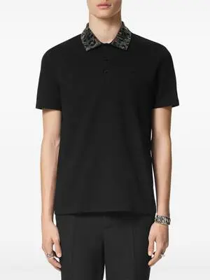 Versace Crystal-embellished Polo Shirt