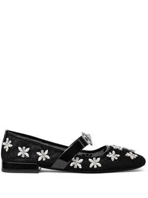 Versace Embellished Flats For Women