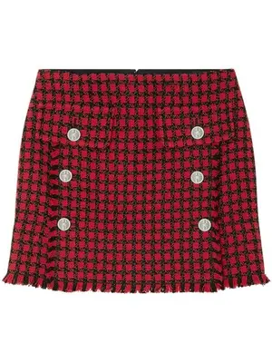 Versace Frayed Skirts