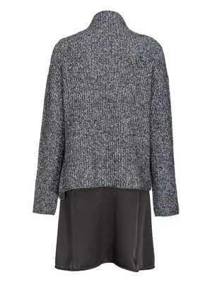 Pinko Layered Knitted Dress - Grey