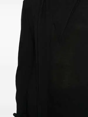 TOTEME Draped-scarf Fine Knit Top