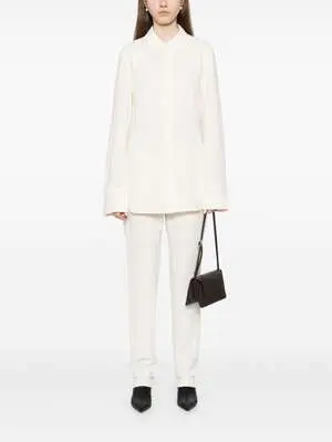 TOTEME Low-waist Slim Trousers - Neutrals