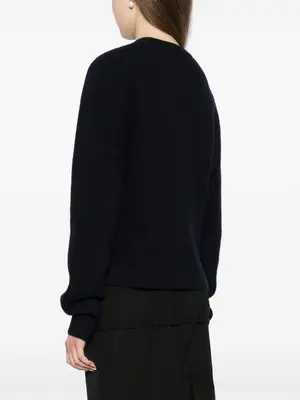 TOTEME Cropped Crew Neck Jumper