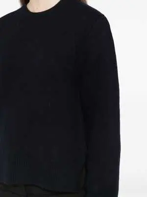 TOTEME Cropped Crew Neck Jumper