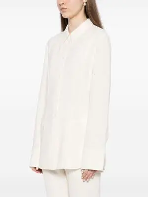 TOTEME Classic Collar Shirt - Neutrals
