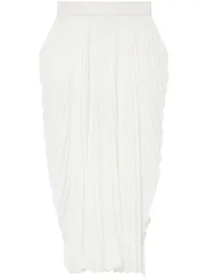 Stella McCartney Pleated Maxi Skirt - Neutrals