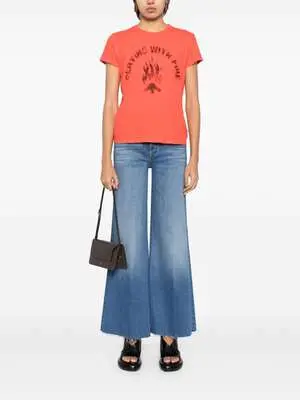 MOTHER The Roller Fray Jeans - Blue