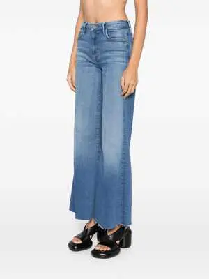 MOTHER The Roller Fray Jeans - Blue
