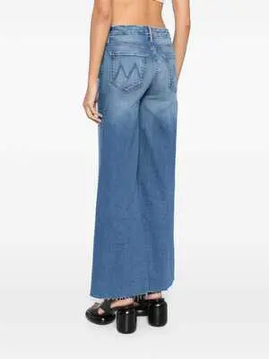 MOTHER The Roller Fray Jeans - Blue