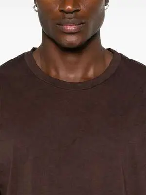 Avant Toi Marbled-effect T-shirt - Brown