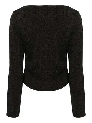 B+AB Cut-out Ribbed Top