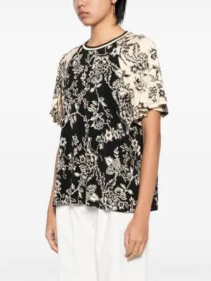 Johnny Was Janie Favorite T-shirt - Black