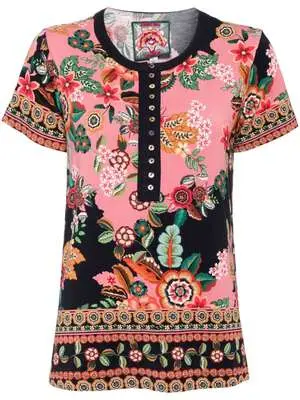 Johnny Was Janie Printed T-shirt