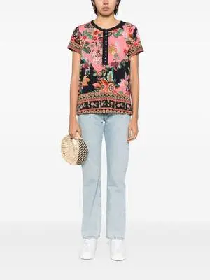 Johnny Was Janie Printed T-shirt