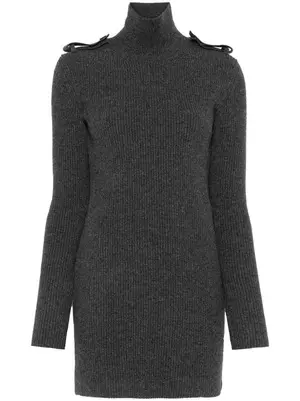 Alexander Mcqueen Ribbed Day Dresses