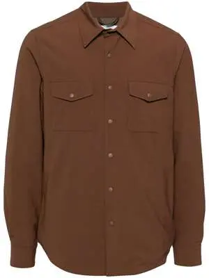 Aspesi Flannel Shirt Jacket - Brown