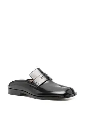MAISON MARGIELA Split-toe Leather Slippers