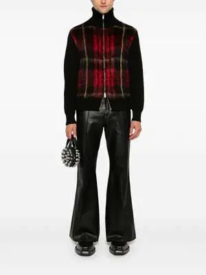 Alexander McQueen Tartan Zip-up Cardigan