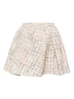 SHUSHU/TONG Tweed Mini Skirt