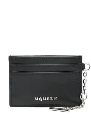 Alexander McQueen Sling Card Holder - Black