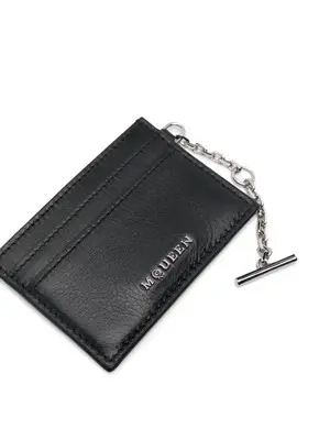 Alexander McQueen Sling Card Holder - Black