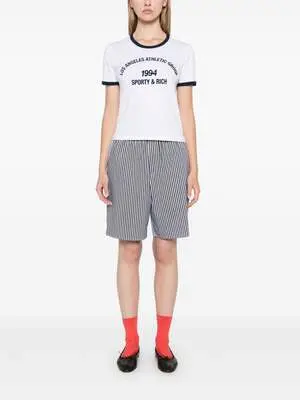 SPORTY & RICH Text-print T-shirt