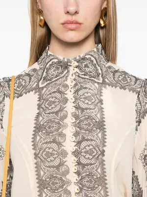 Zimmermann Sunray Pleated Blouse