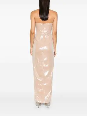 SELF-PORTRAIT Sequin-embellished Maxi Dress