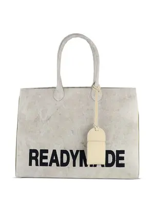 Readymade Logo-print Tote Bag - White