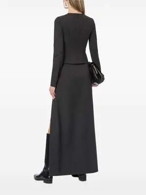 Alberta Ferretti Long-sleeve Gathered Top