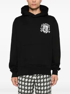 Amiri Lion Outline Hoodie - Black