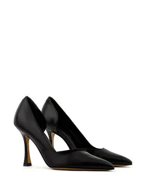 PAUL WARMER 90mm Leather D'orsay Pumps