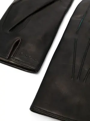 Paul Smith Concertina Gloves - Black