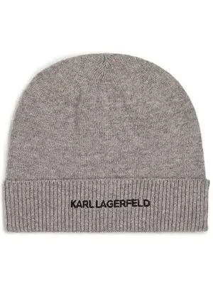 Karl Lagerfeld Essential Beanie - Grey