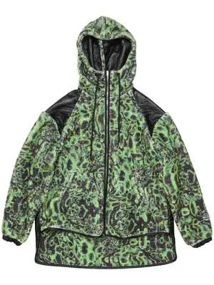 Acne Studios Printed Fleece Hooded Jacket