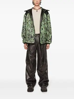 Acne Studios Printed Fleece Hooded Jacket