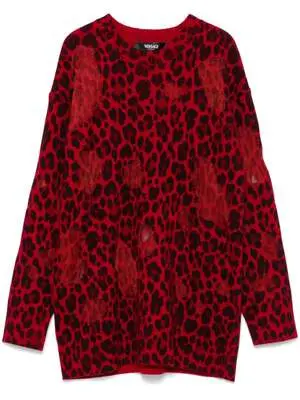 Versace Leopard-print Sweater