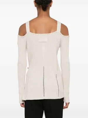 TWINSET Brooch-detail Top - Brown