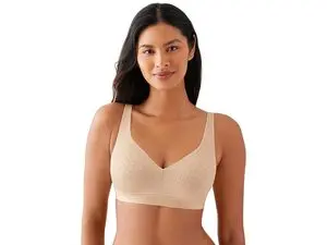 Wacoal Inside Job Wire Free Bra Women's Bra Lavendar Sage Beige