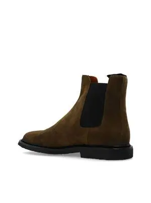 COMMON PROJECTS Waxed Suede Chelsea Boots