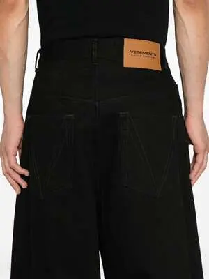Vetements Big Shape Wide Leg Jeans