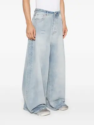Vetements Big Shape Wide Leg Jeans - Blue