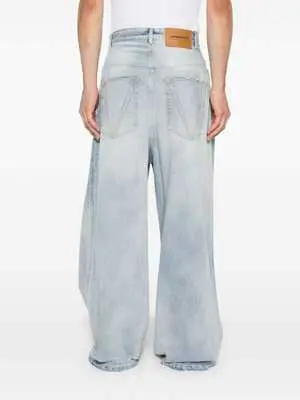 Vetements Big Shape Wide Leg Jeans - Blue