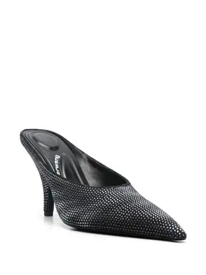 Alexander Wang 90mm Irina Mules - Black